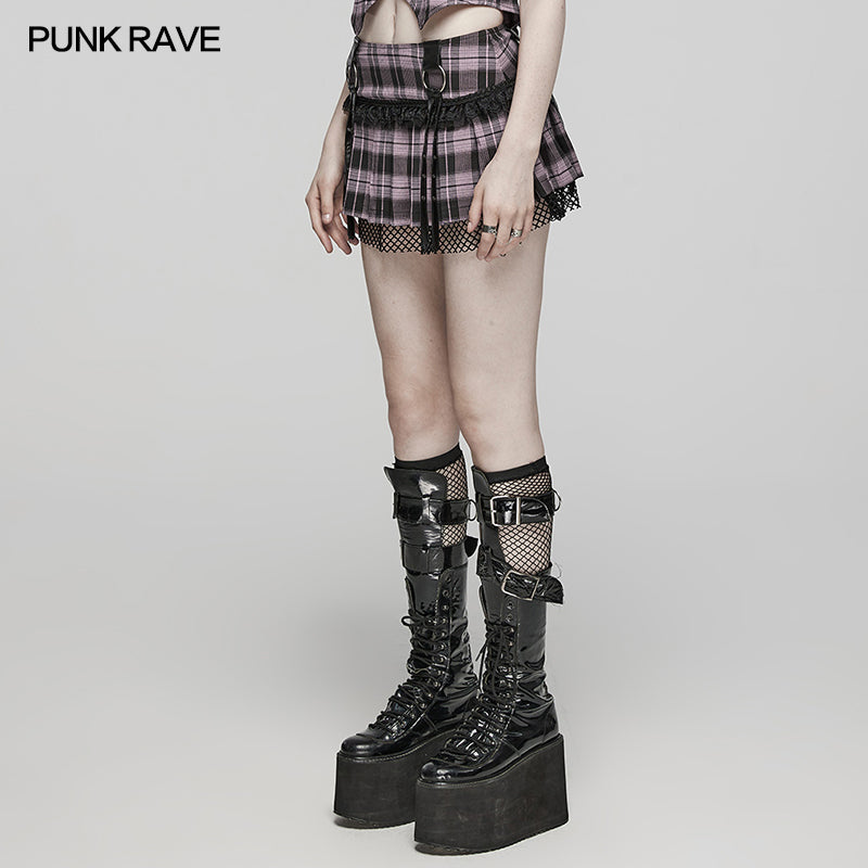 2024 Sweet punk pleated skirt– Punkravestore