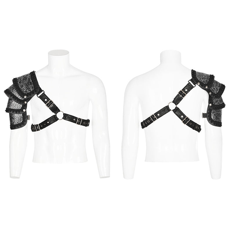Goth man shoulder armor– Punkravestore