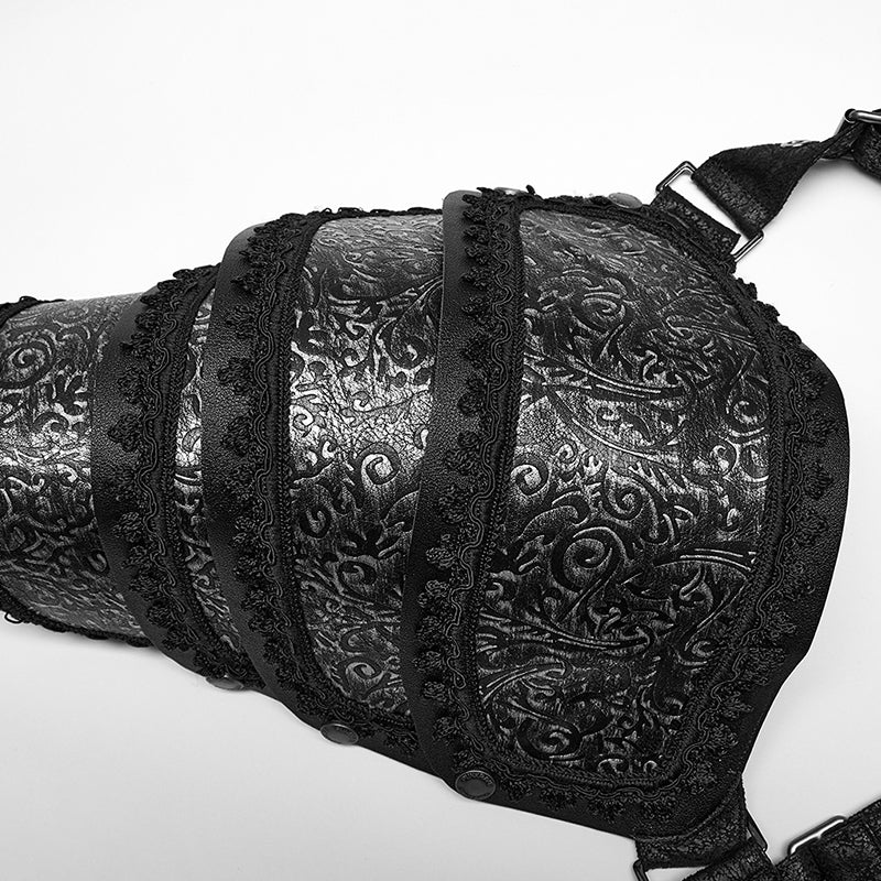 Goth man shoulder armor– Punkravestore