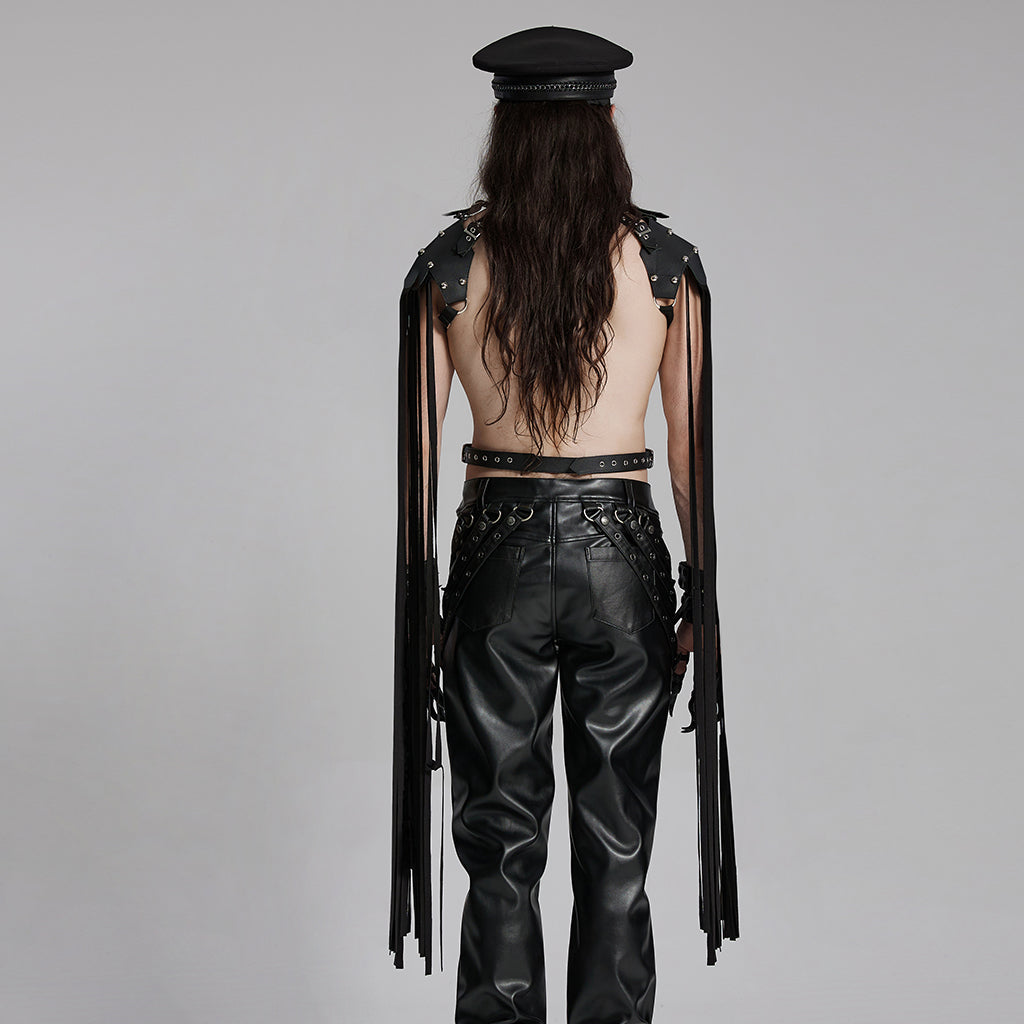 Handsome punk tassel shoulder armor– Punkravestore