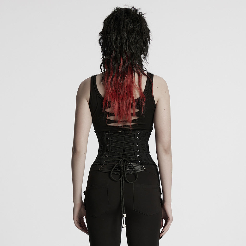 Punk interlaced corset– Punkravestore