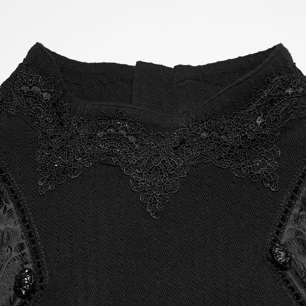 Goth minimalist jacquard T-shirt– Punkravestore