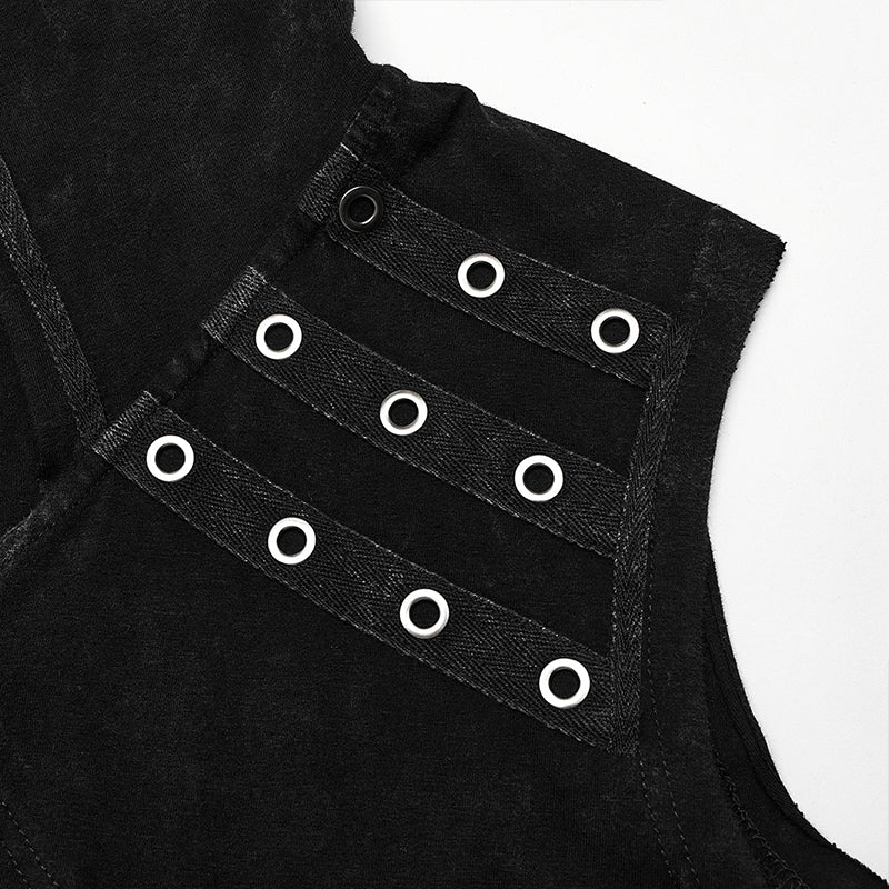 Punk hooded vest– Punkravestore