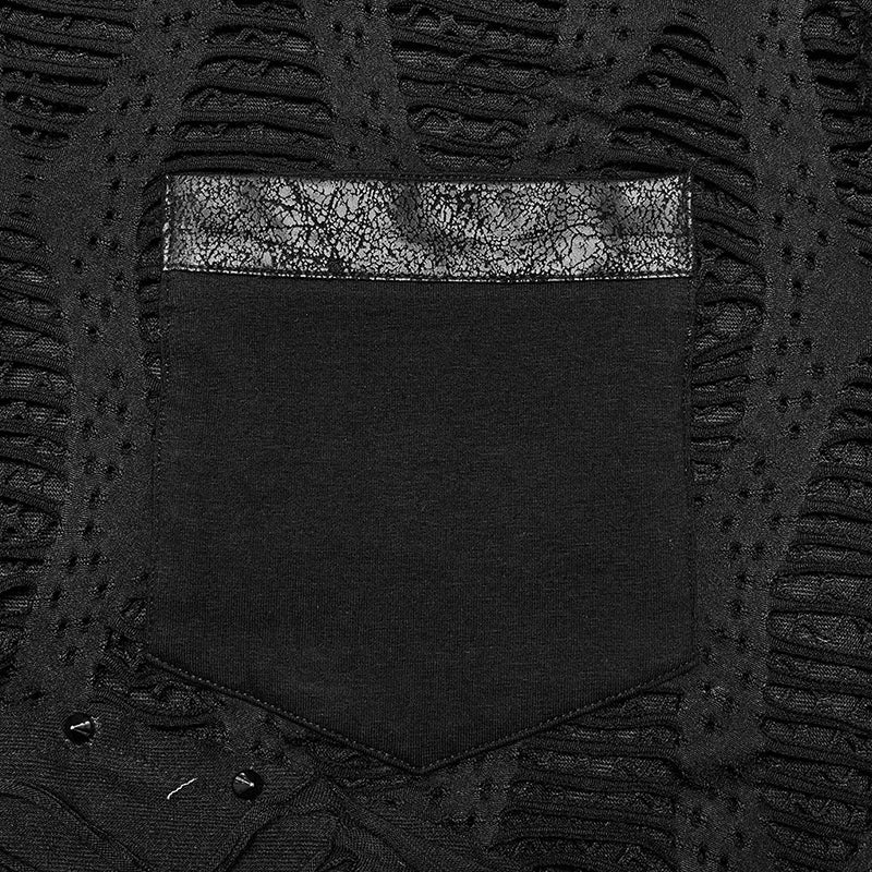 Punk ripped mest T-shirt– Punkravestore