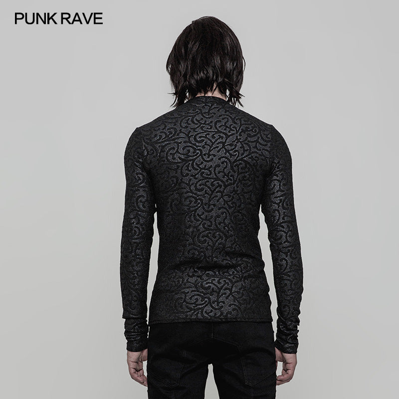 Comfortable Elastic Printing Gothic T-shirt For Men– Punkravestore