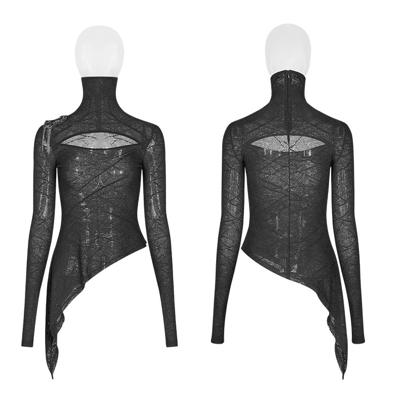 Womens Slim Punk Translucent T-Shirt– Punkravestore