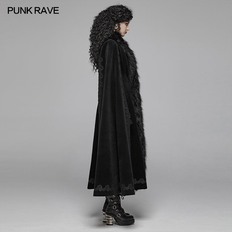 Gothic Vintage Gorgeous Long Coat V-neck Cloak For Women– Punkravestore