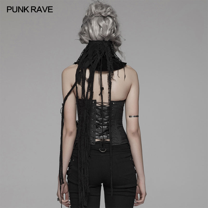 Gothic Tattered Scarf– Punkravestore