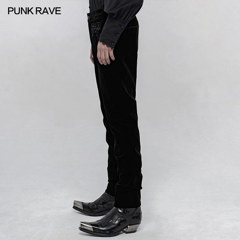 Exquisite Gothic Embroidered Trousers– Punkravestore