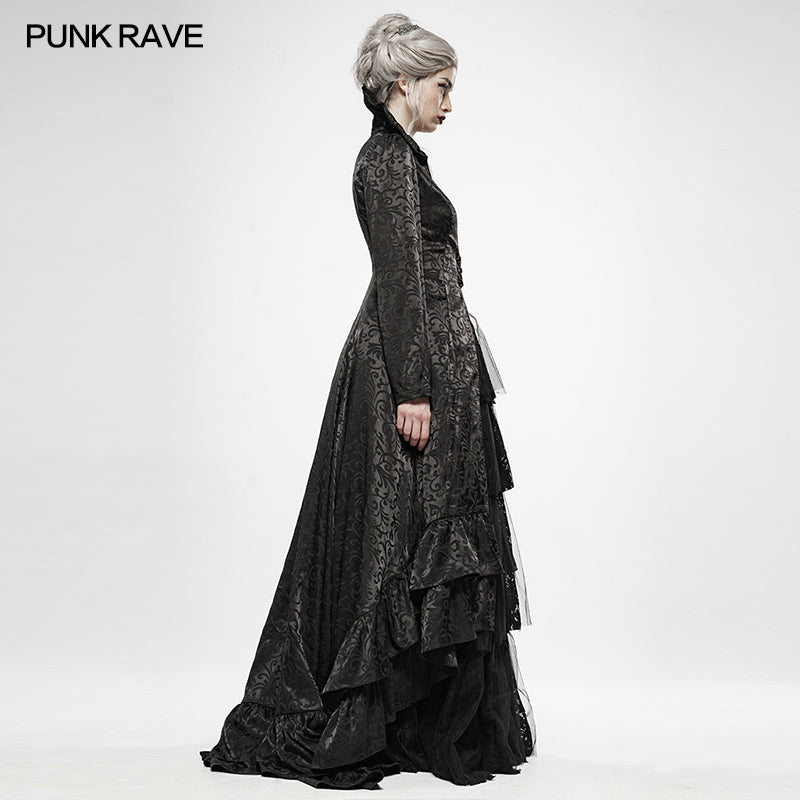 Gothic Witch's Wedding Dress Long Coat– Punkravestore