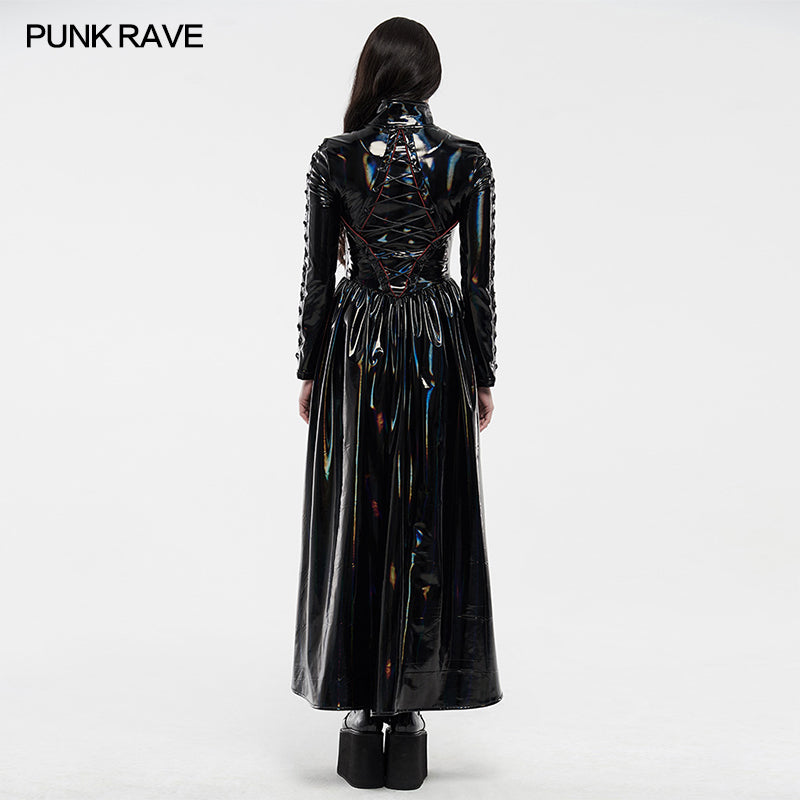 Cyber rococo laser long coat– Punkravestore