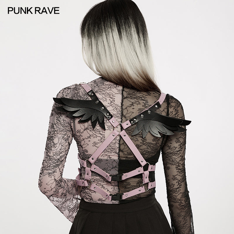 Punk personality wing strap– Punkravestore